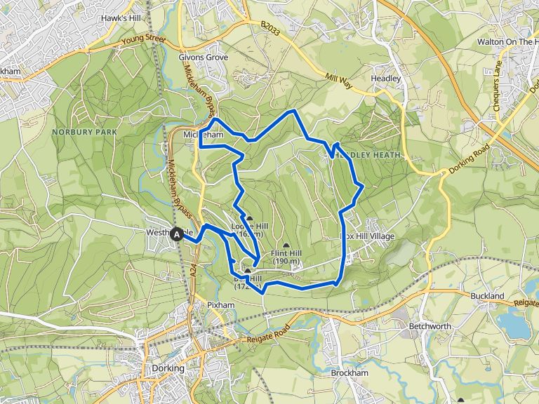 Box Hill – Box Hill's Natural Play Trail Loop from Box Hill ...